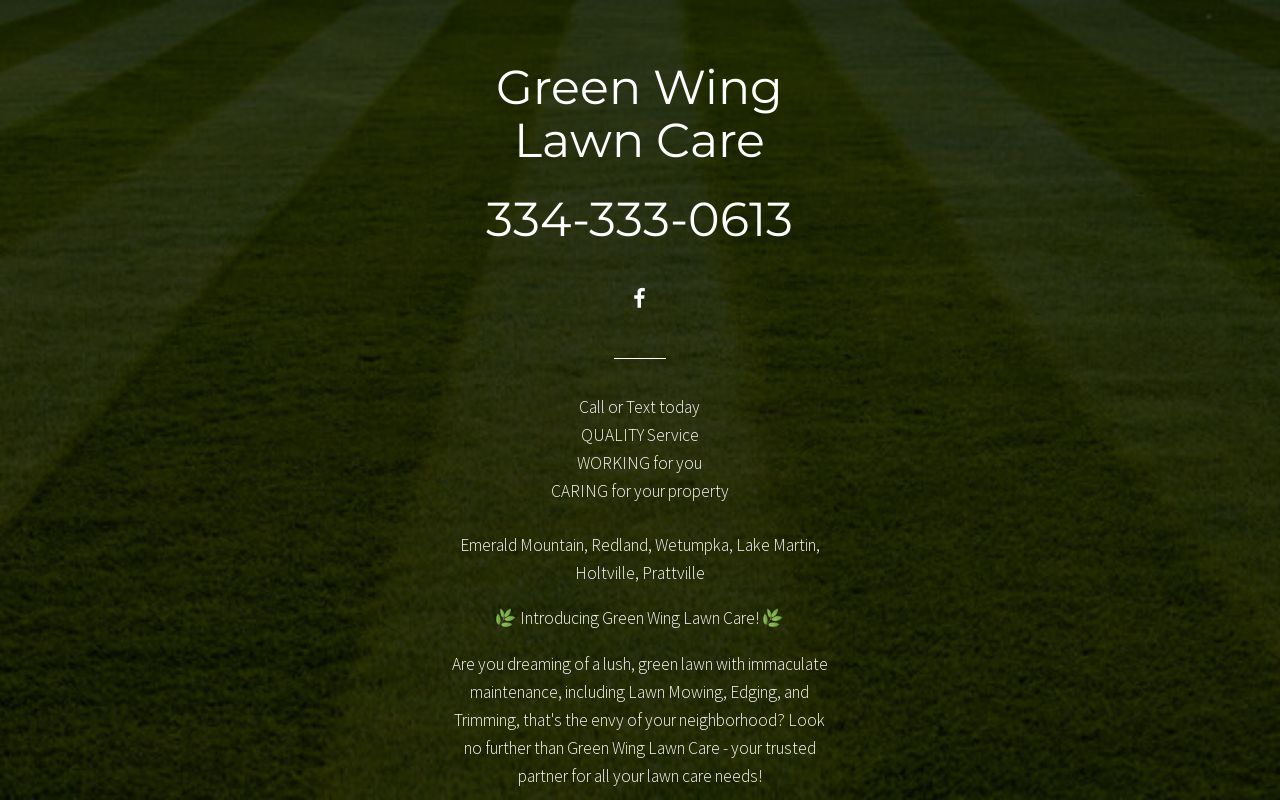 Green Wing Lawn Care